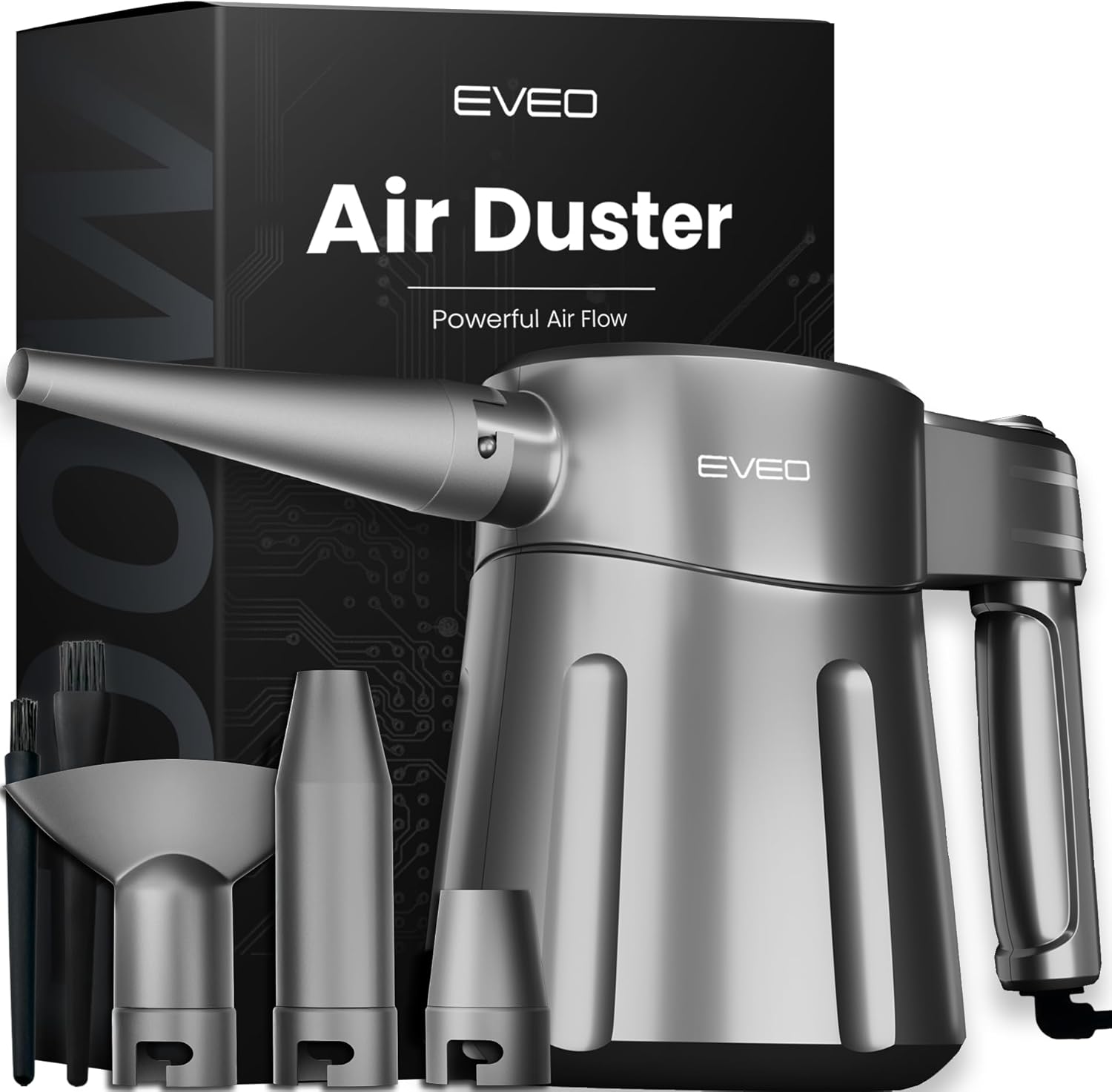 Amazon.com: EVEO® Electric Air Duster PC Cleaning Kit (Vac) - MAX Flow ...