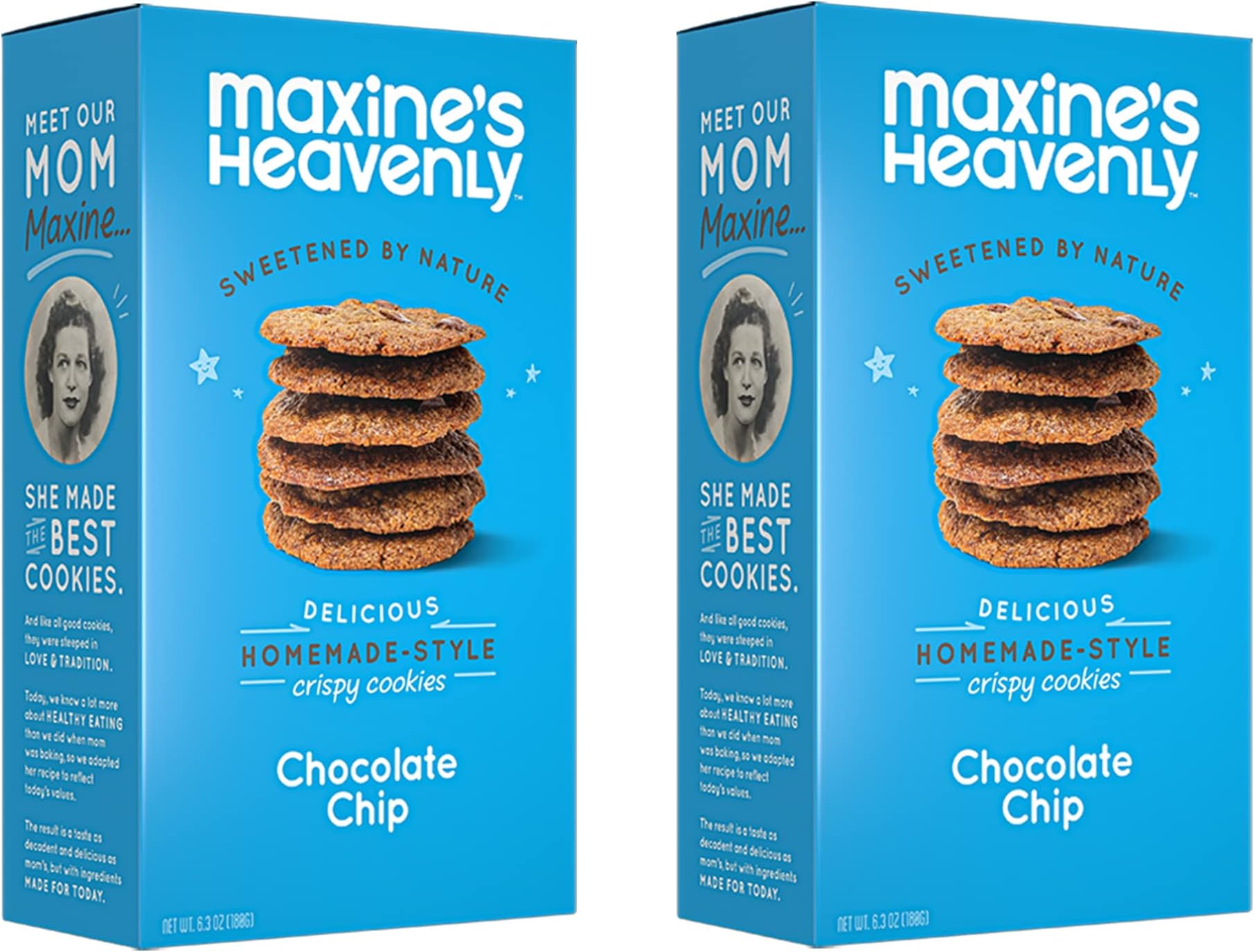 Amazon.com: Maxine's Heavenly Crispy Chocolate Chip Cookies | Low Carb ...