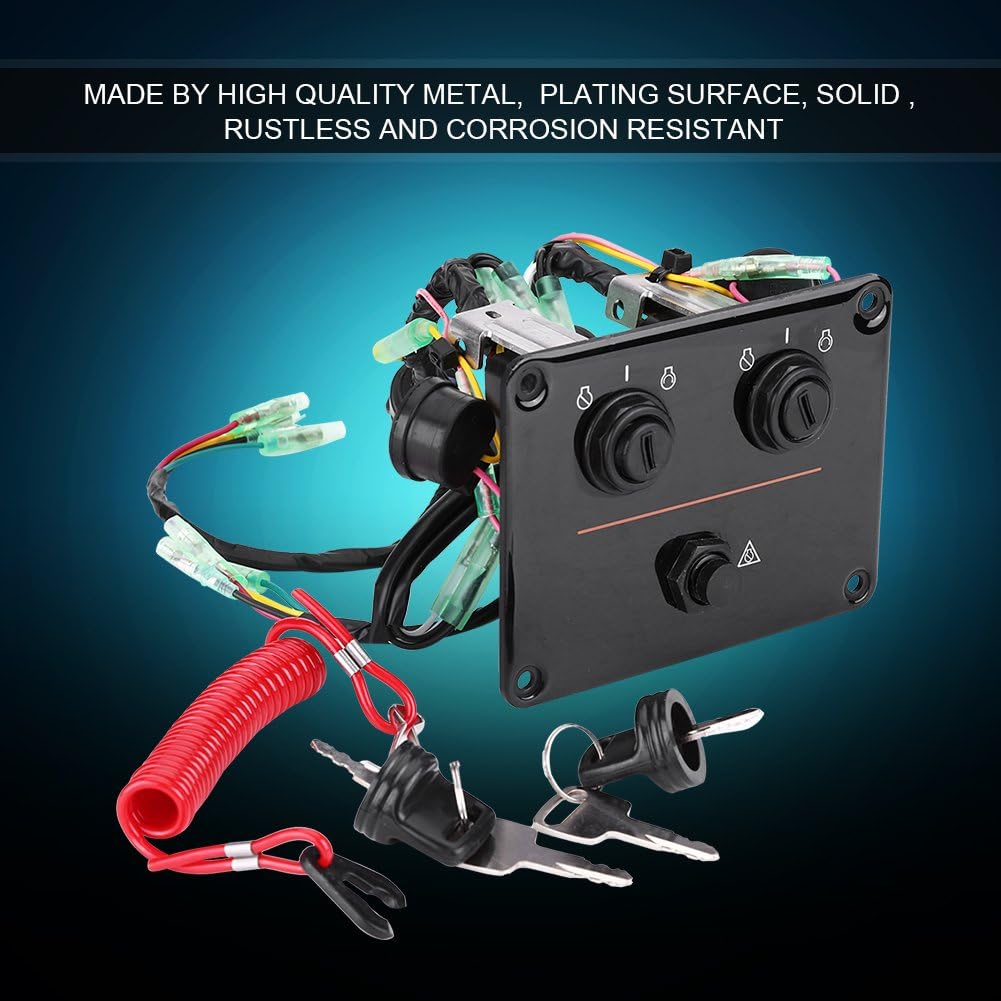 Dual Key Switch Panel Kit, 6K1-82570-08-00 12V 0.1W Philippines | Ubuy