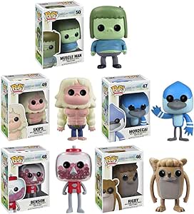 Amazon.com: Regular Show Pop TV Vinyl Figures Set of 5 : Toys & Games