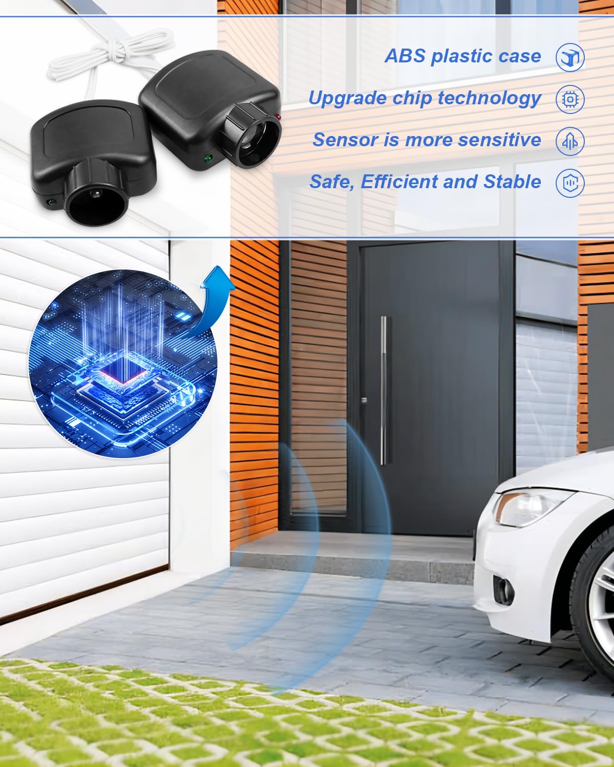 Parking Garage Door Sensor STKR Concepts 00135 Side Garage Parking