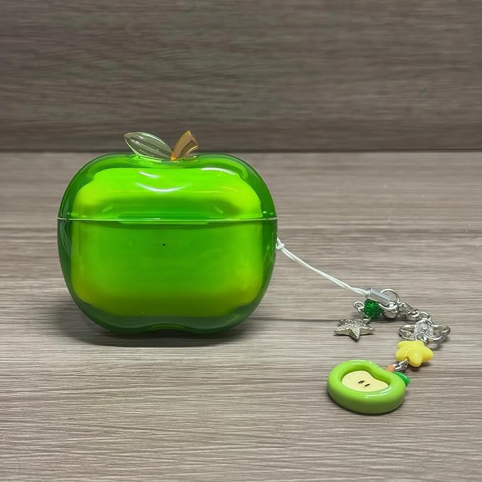 Amazon.com: Apple-Shaped Wireless Earbuds Case,Transparent TPU ...