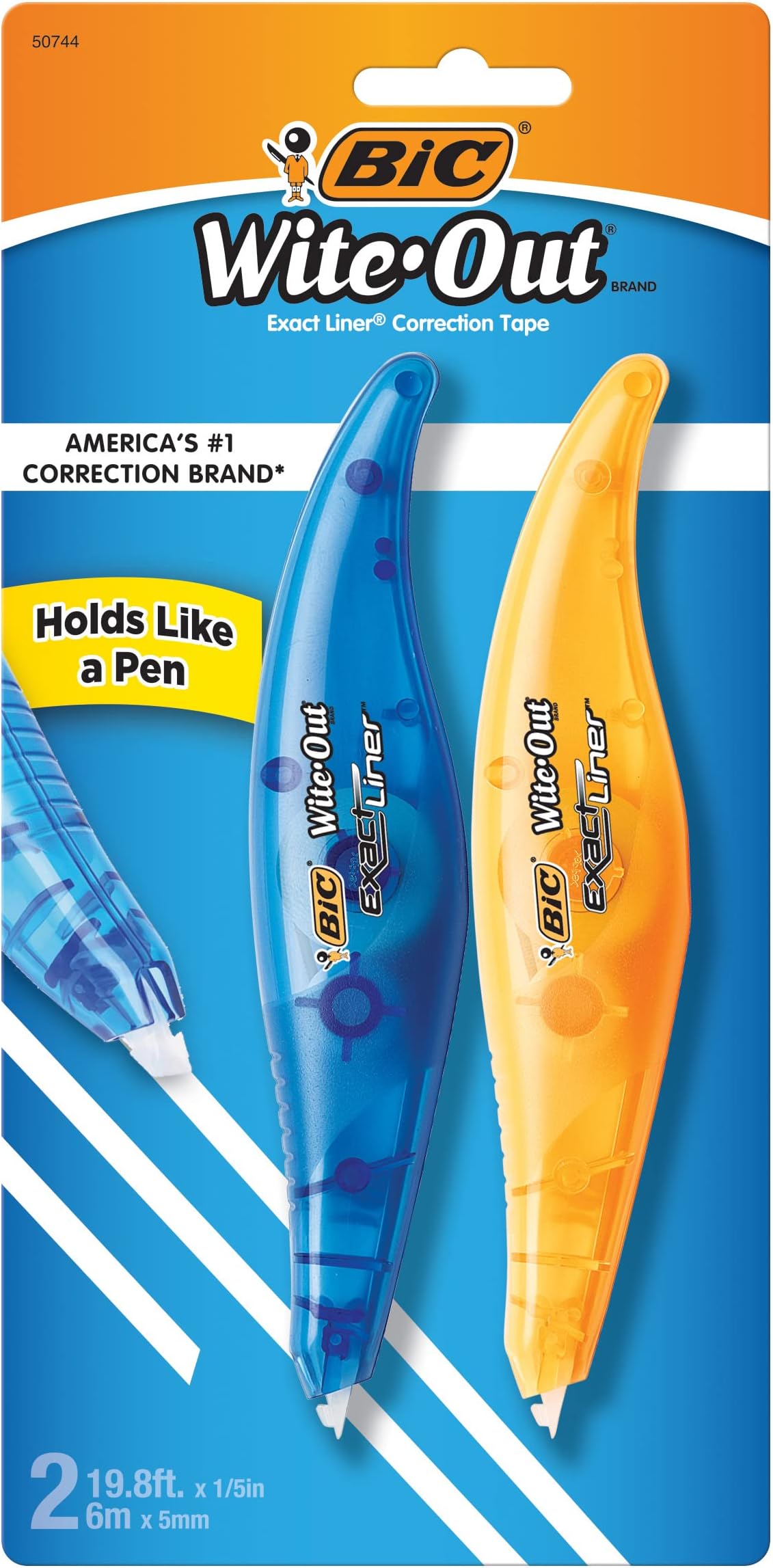 Amazon.com : Integra 60233 Correction Tape, Side Apply, 1/5-Inch x394 ...