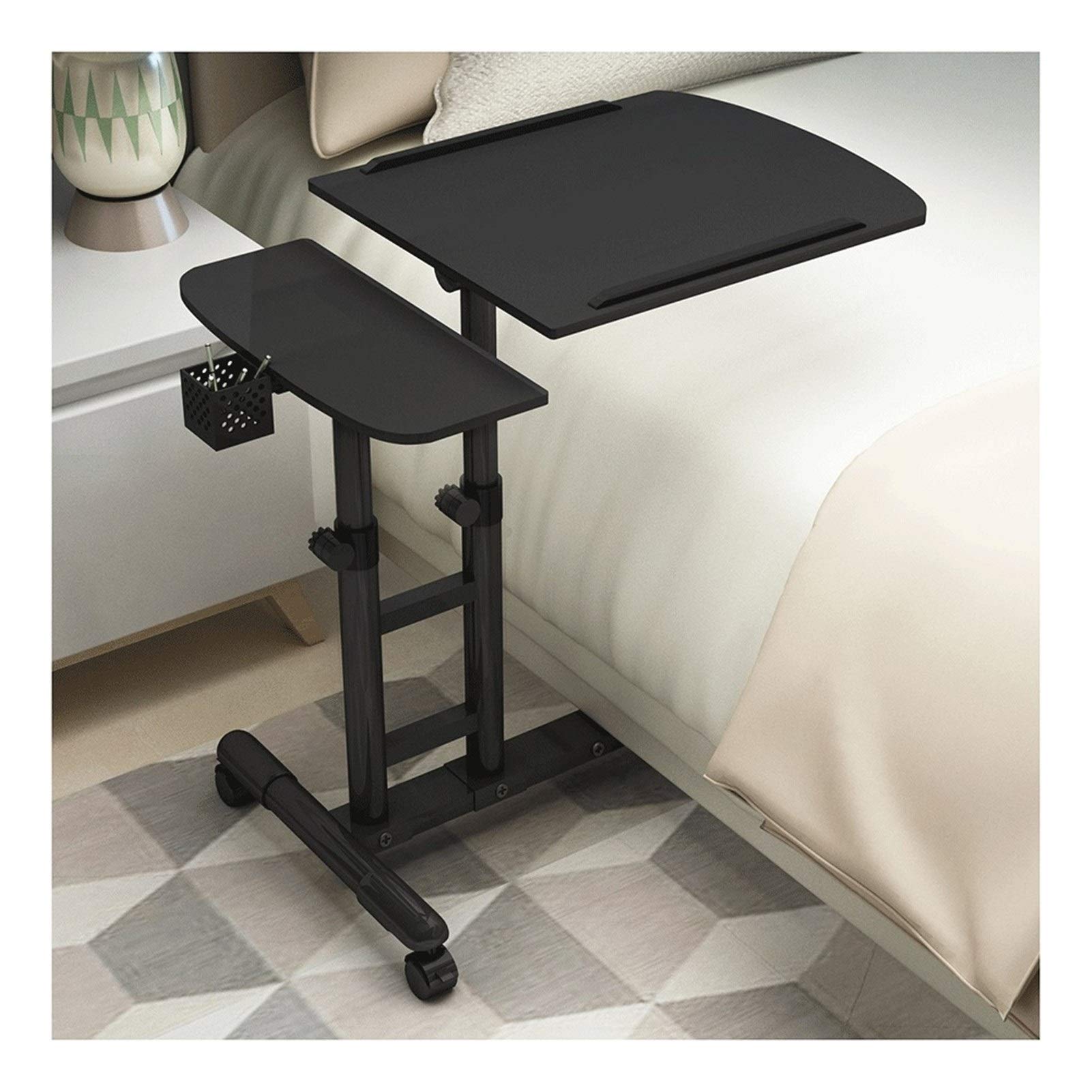 Mobile Overbed Computer Table Days Overbed Table Mobile Desk Adjustable | Desertcart Peru