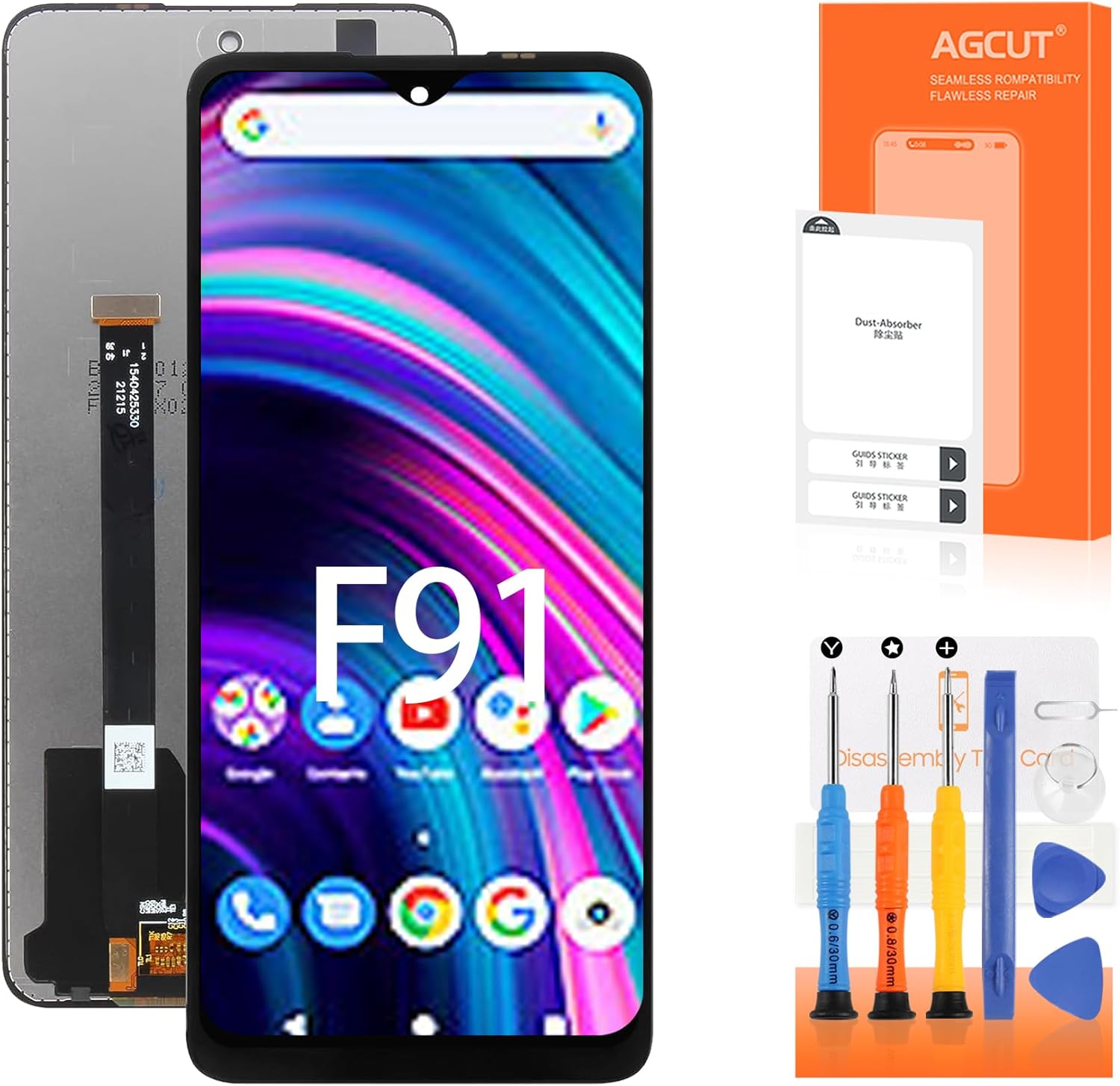 Amazon.com: AGCUT LCD For BLU F91 5G Screen Replacement For F91 5G LCD Display F0030UU Touch ...