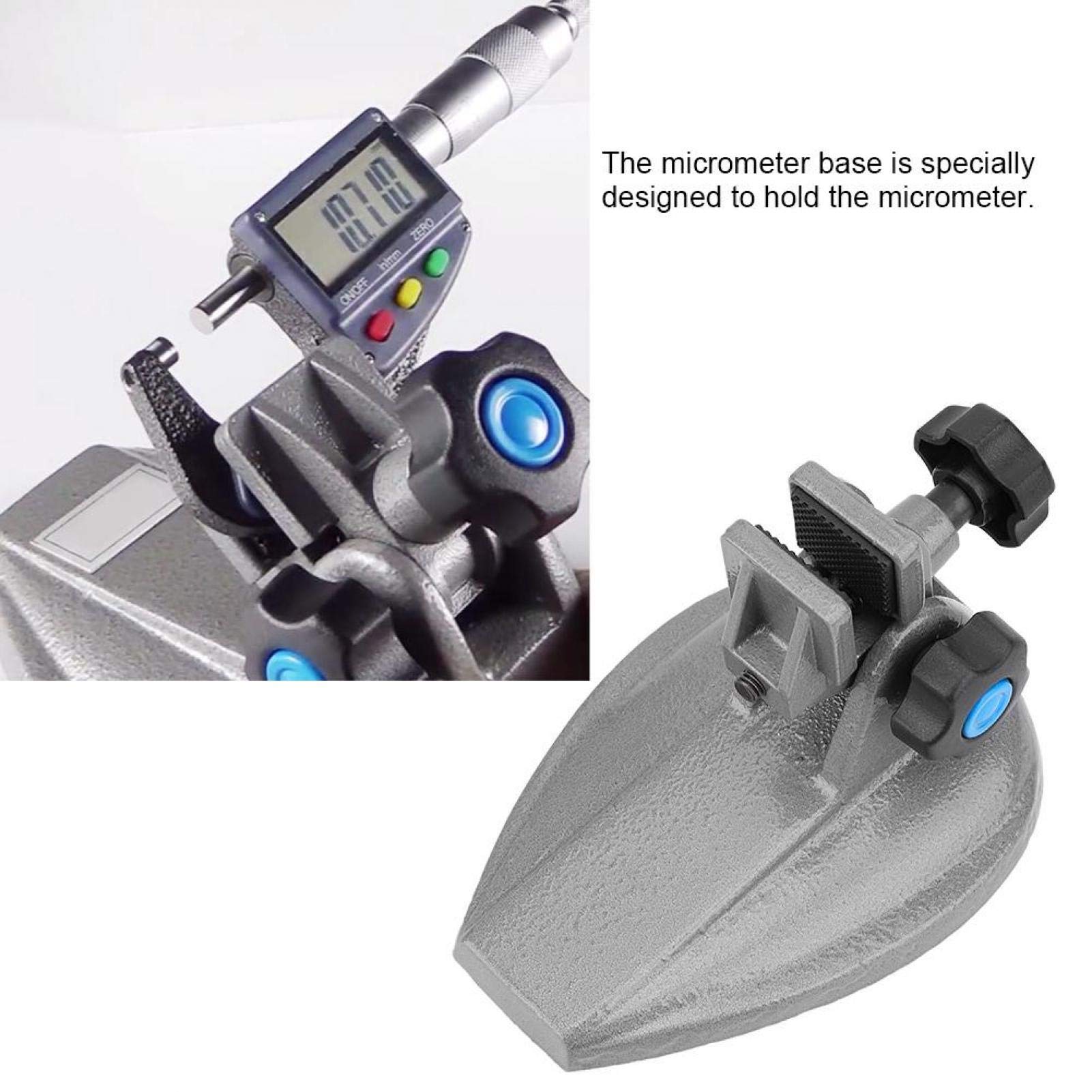 Snapklik.com : Micrometer Stand, Precision Micrometer Holder Stand Base ...