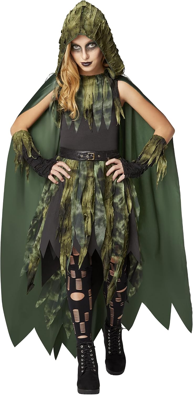 Amazon.com: Spirit Halloween Kids Dark Forest Enchantress Costume - M ...