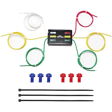 Amazon.com: Oyviny 2-to-3-Wire Splice-in Trailer Tail Light Converter ...