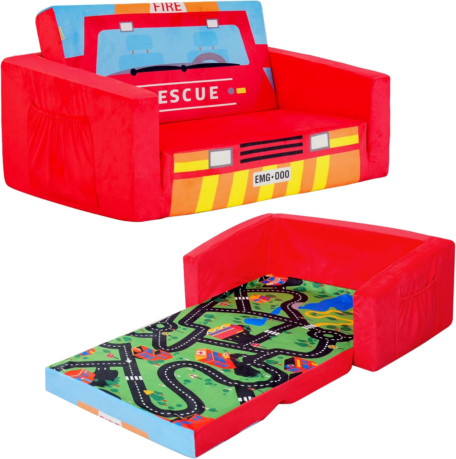 Amazon.com: MallBest Kids Sofas Children's Sofa Bed Baby's Upholstered ...