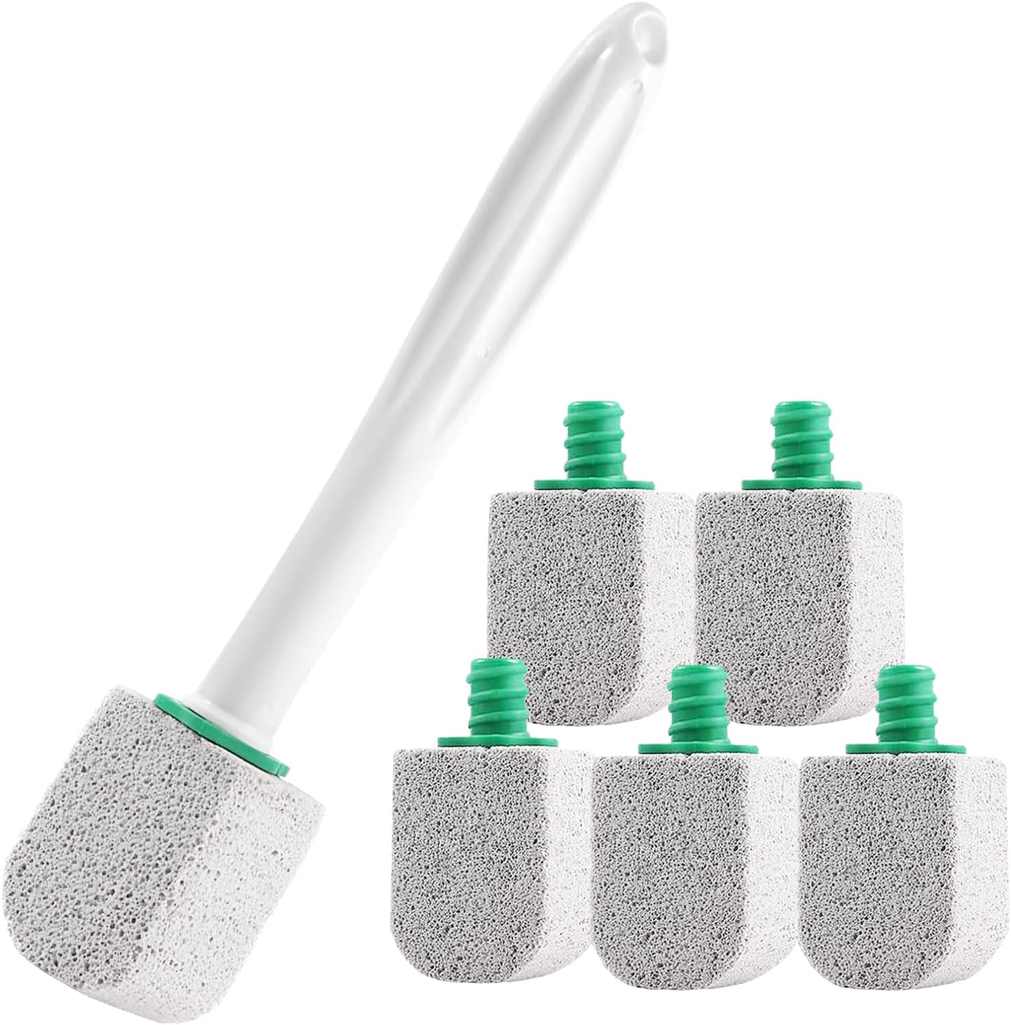 bimsstein Toilettenreiniger, 6 Stück WC mit 1 Griff, bimsstein Für Toilette, Badezimmer, Küchen ...