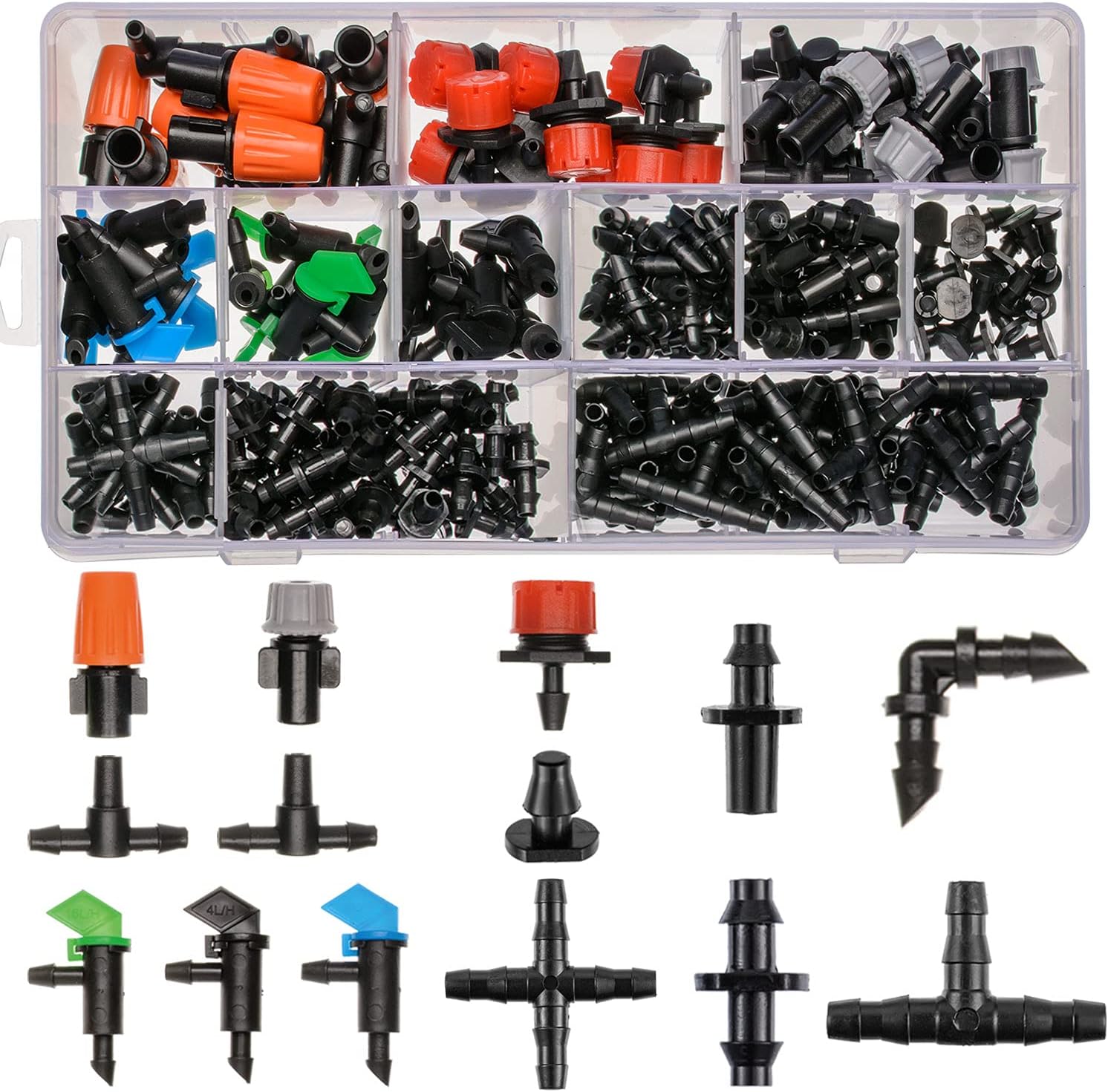 Amazon.com : Tondiamo 200ft 1/4 Inch Irrigation Tubing Garden Drip Hose ...