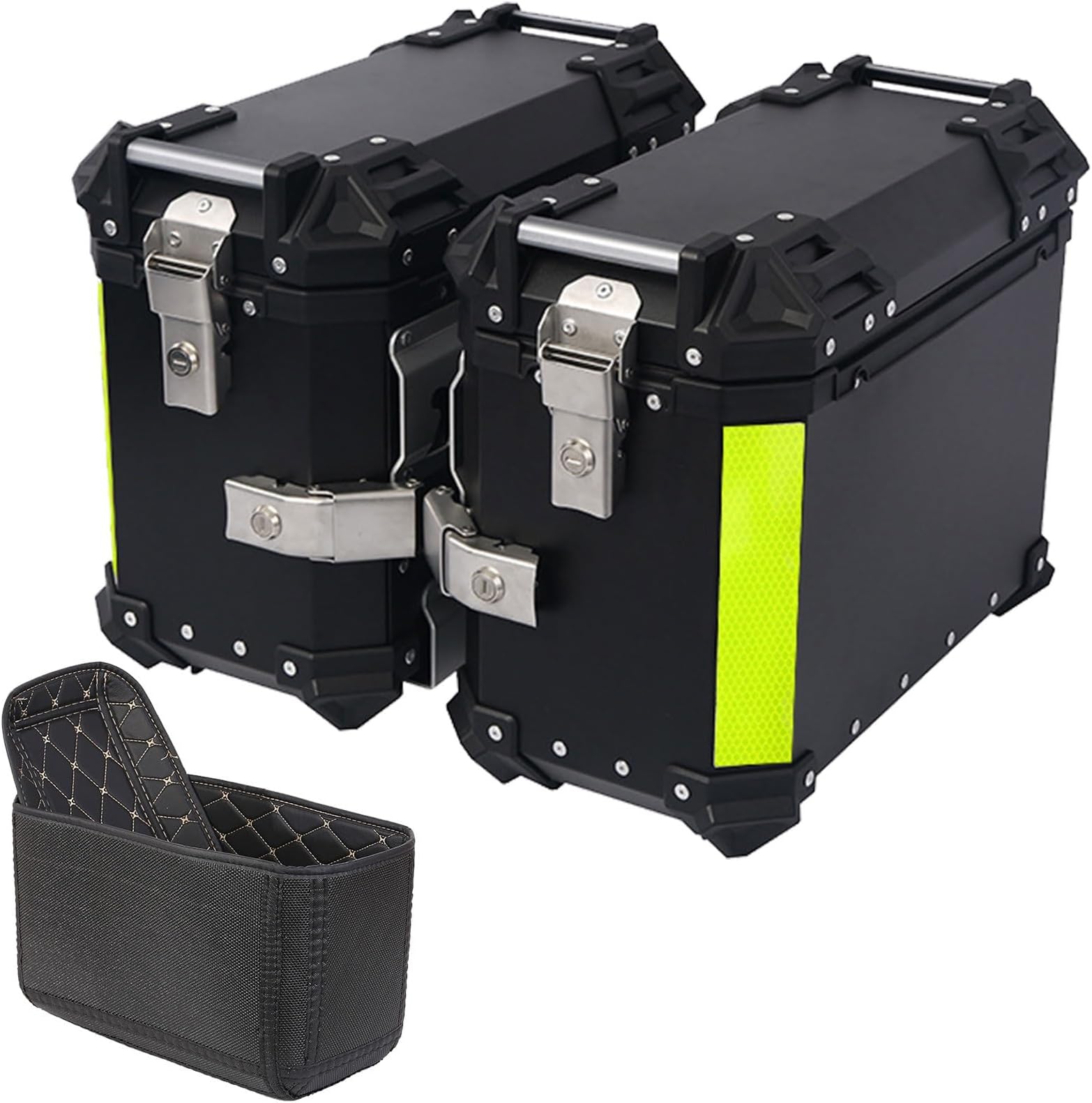 Amazon.com: GSTP Pair Universal Motorcycle Side Case,36L Motorbike Hard ...