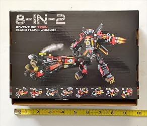 Amazon.com: Train Transformer Building Block Toys for Boys Girls Aged 6 ...