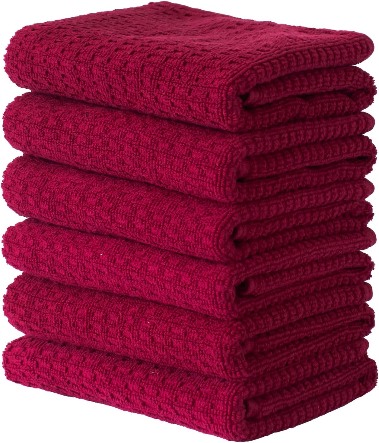 Amazon.com: CRAFTSWORTH Kitchen Towels, 15 x 26 Inches, Pack of 6, 400 ...