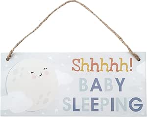 CGB Giftware | Shhhhh! Baby Sleeping Wooden Hanging Door Sign | New ...