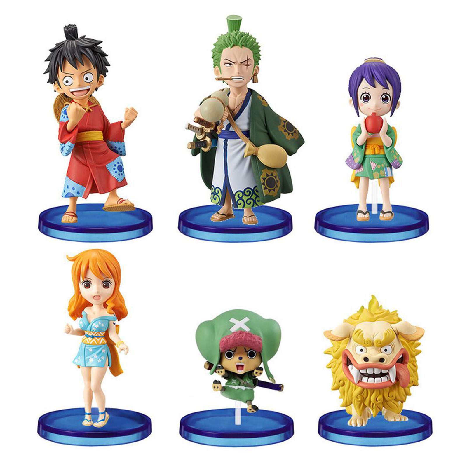 Buy BINGFENG ONE Piece Roronoa Zoro Chopper Luffy Nami Anime Figures ...
