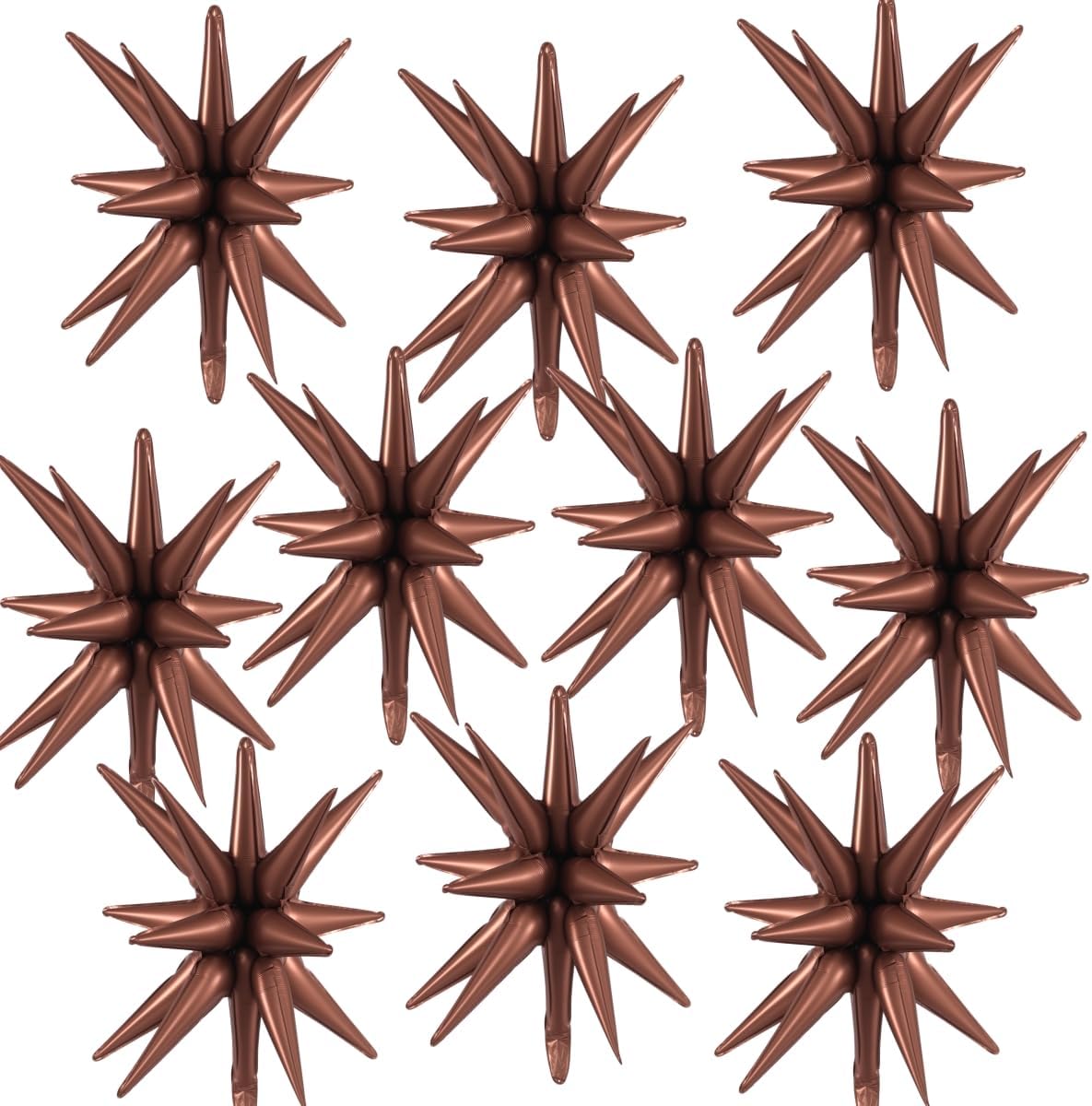 Amazon.com: 10 Pcs Star Explosion Starburst Balloons One-Piece Foil ...