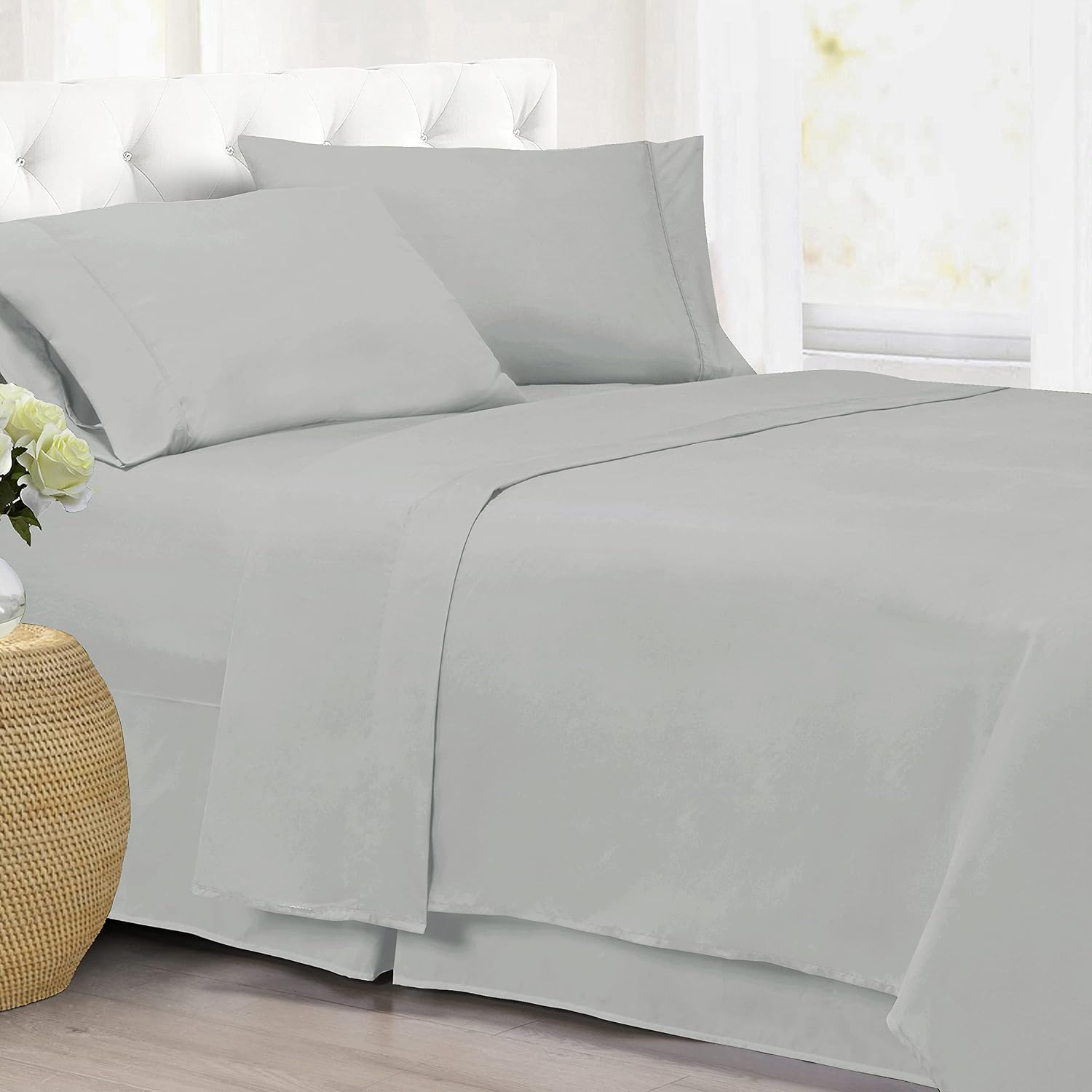 Amazon.com: Cathay Home Essentials Ultra Soft Hypoallergenic Wrinkle ...