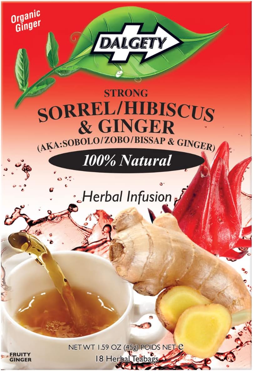 Dalgety Sorrel/Hibiscus & Ginger Herbal Infusion 6x45g Cartons (6 Pack ...