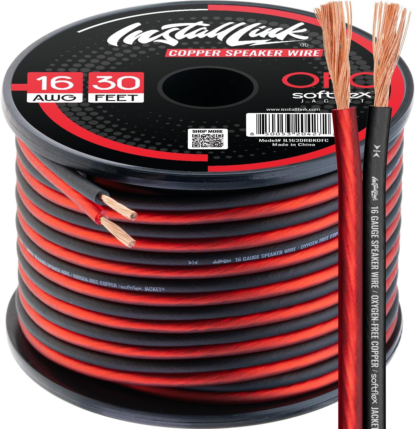 Amazon.com: High Performance 16 Gauge Speaker Wire, Oxygen Free Pure ...