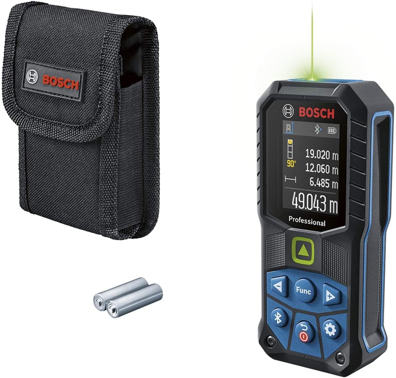 Bosch GLM 40 Plastic Professional Digital Laser Measure (Blue), 1 Piece ...