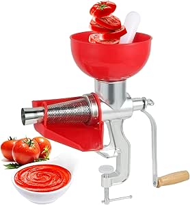 Amazon.com: Apple Sauce Maker &Tomato Strainer - Food Mill for Tomato ...