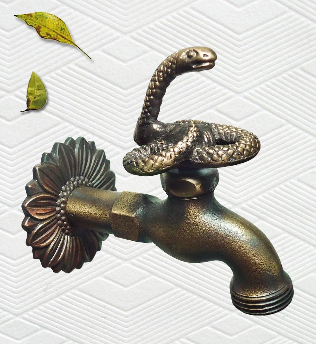 Amazon.com : Brass Snake Garden Outdoor Faucet : Taiwan : Patio, Lawn ...
