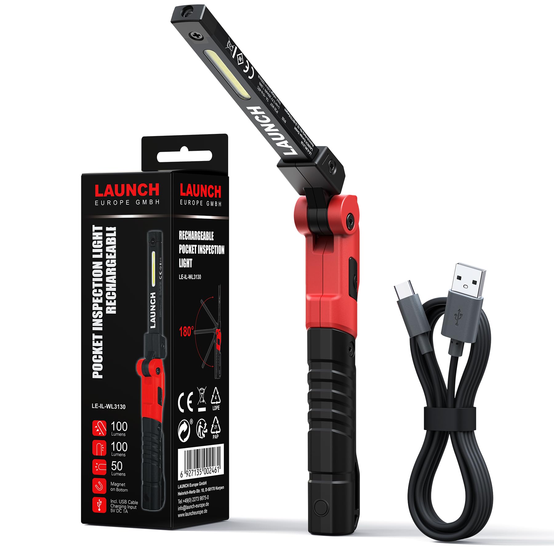 Internal Inspection Light Ledlenser IW5R Rechargeable LED Inspection