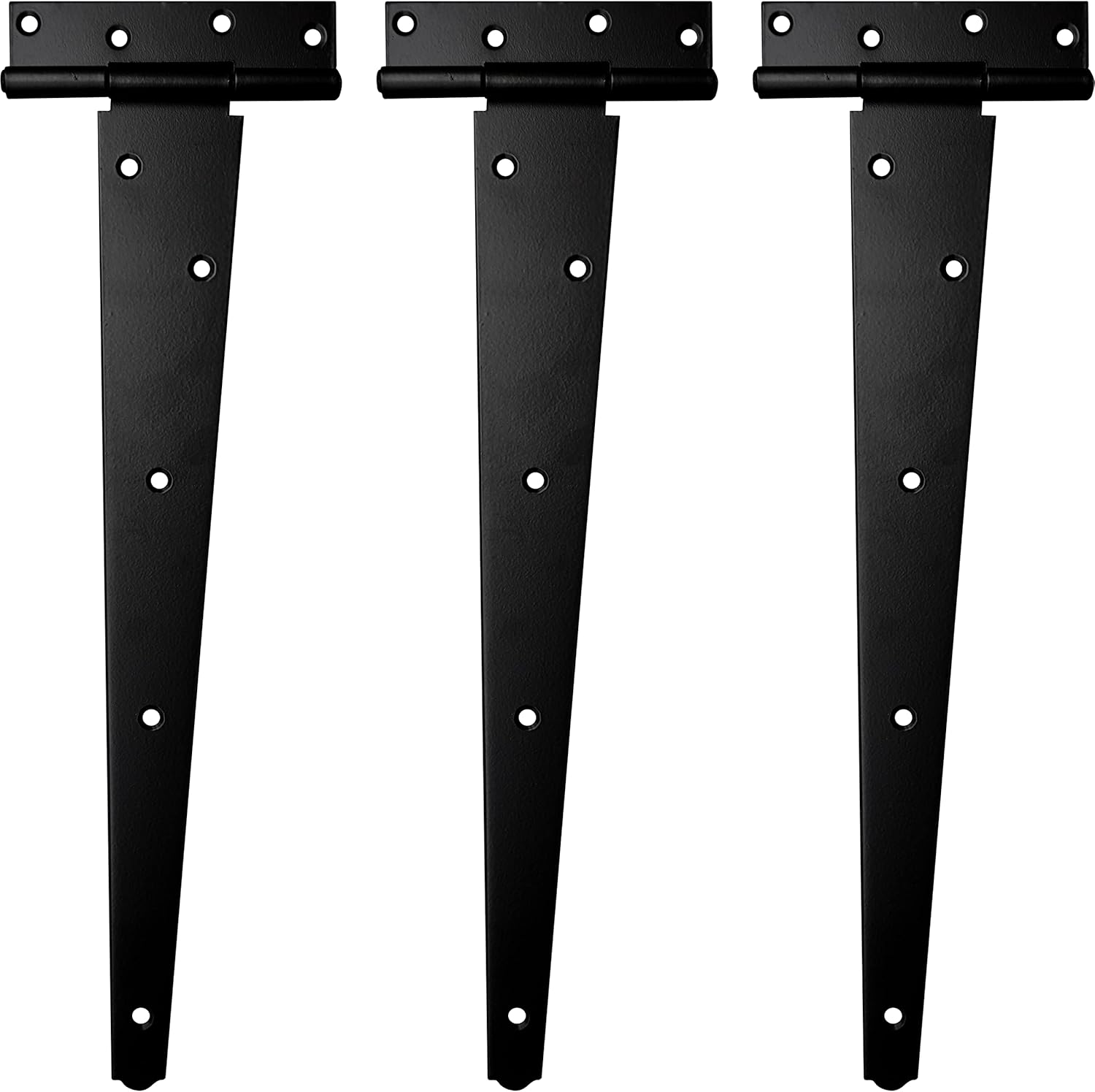 Gate Hinges Heavy Duty - Black Tee Hinges for Wooden Door Gate - Easy ...
