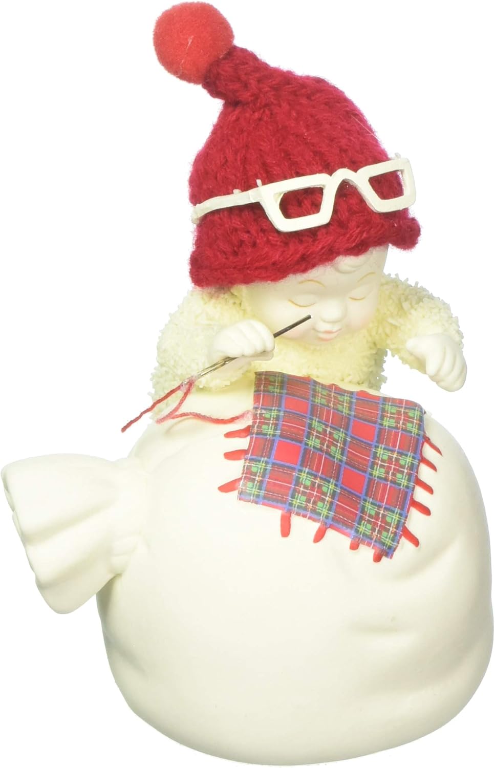 Amazon.com: Department 56 Snowbabies “Mending Santa’s Bag” Porcelain ...