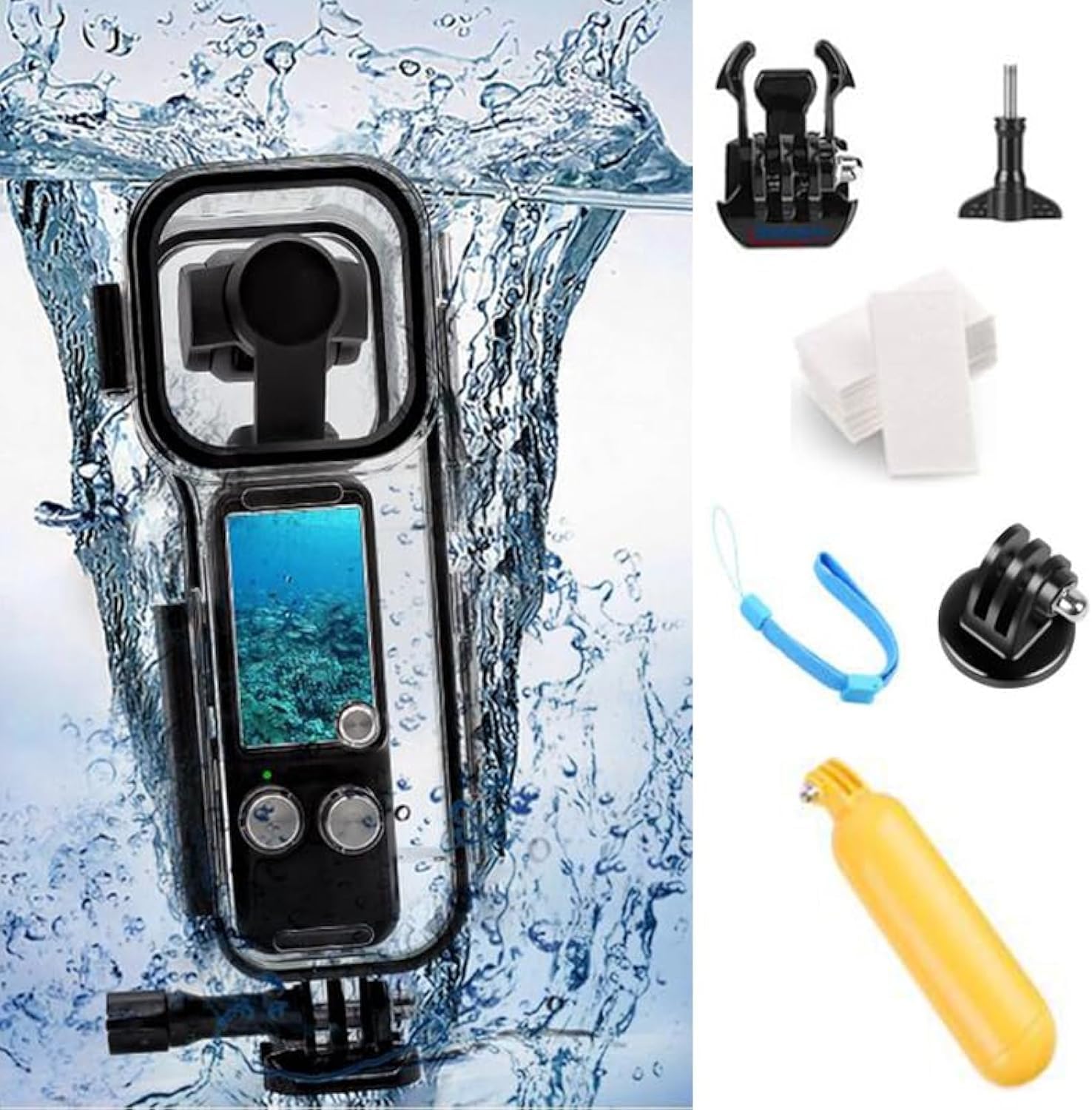 Amazon.com : Coyktonty OSMO Pocket 3 Waterproof case Set,Dive Case for ...