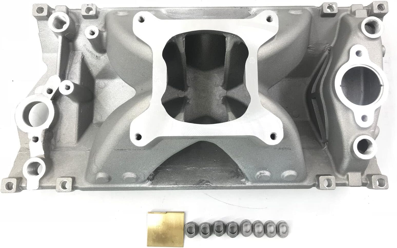 Amazon.com: Aluminum High Rise Small Block Chevy SBC Vortec Hurrican ...