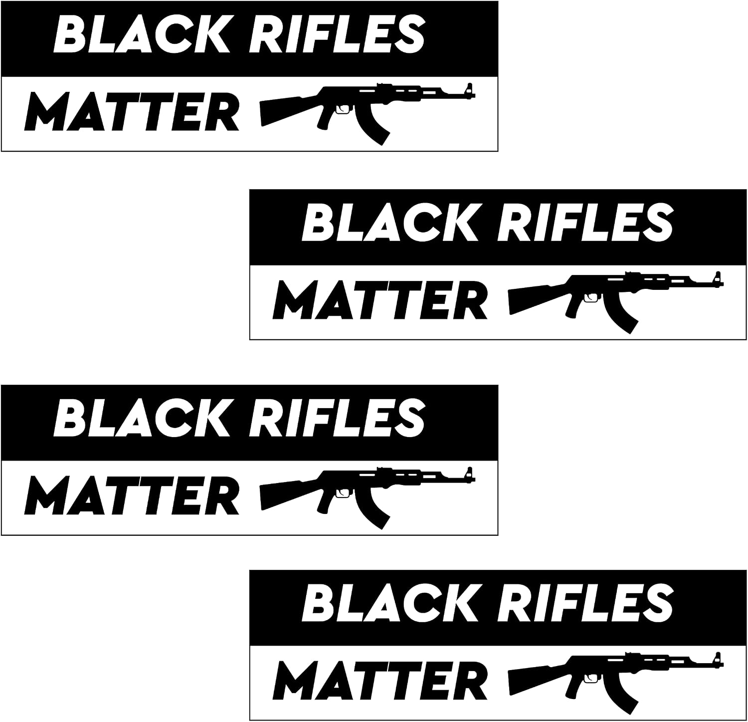 Amazon.com - TreeArm 2nd Amendment Black Rifles Matter Pro Gun Vinyl ...