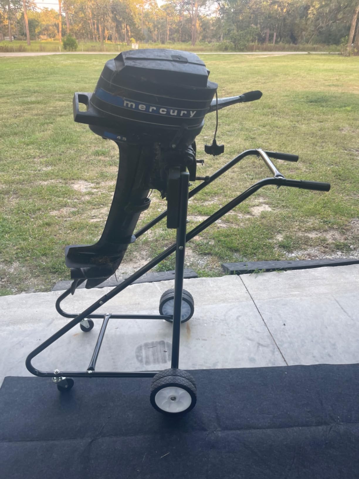 $12/mo - Finance Outboard Boat Motor Stand,165LB Load Outboard Motor ...