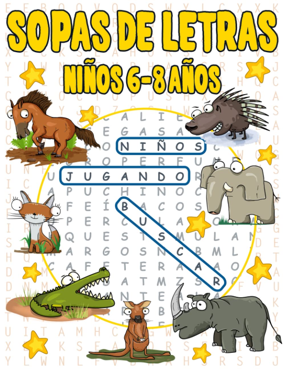 Buy Sopa de Letras Niños 6-8 Años: 72 Rompecabezas Océano Espacio ...