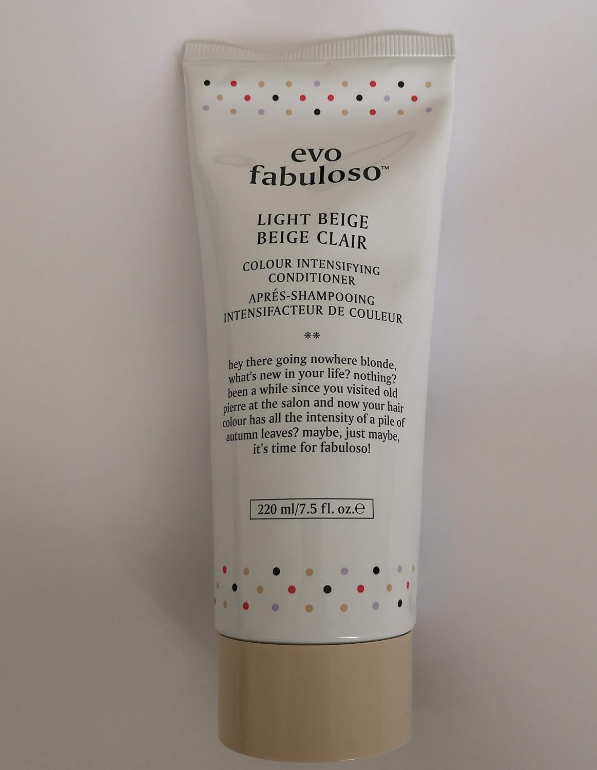 evo Fabuloso Light Beige Colour Intensifying Conditioner 250ml : Amazon ...