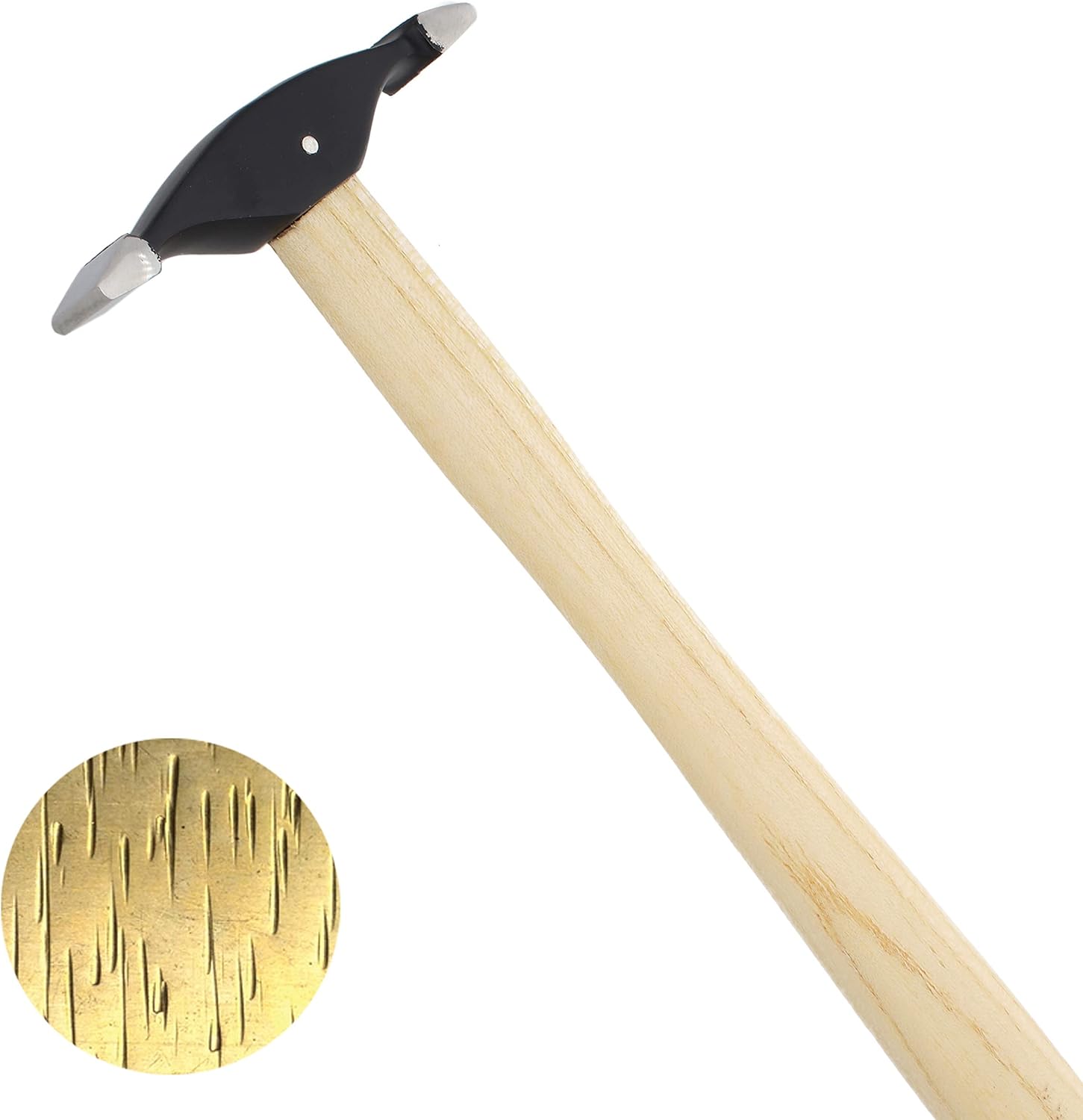 Amazon.com: The Beadsmith Sharp Texturing Hammer - 9 Inches with Wooden ...