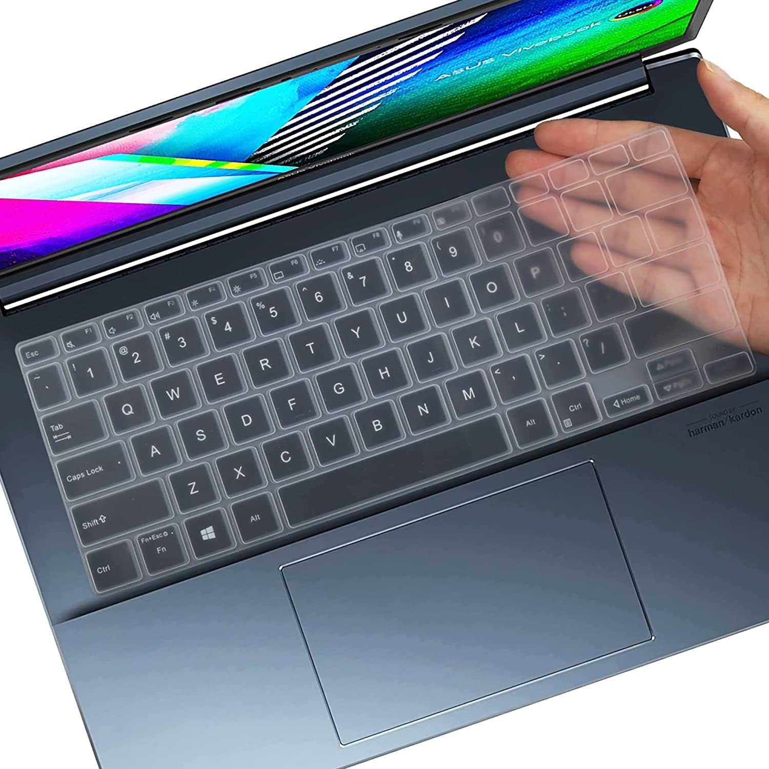 RAYA Keyboard Skin Cover for ASUS Vivobook Pro 14 OLED Laptop (M3400 ...