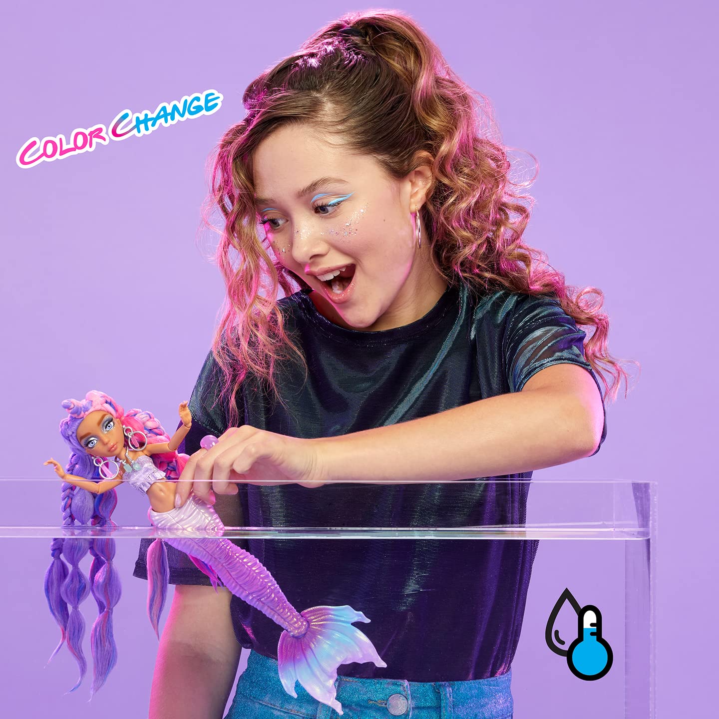 Buy MERMAZE MERMAIDZ Color Change Kishiko Mermaid Fashion Doll Designer ...