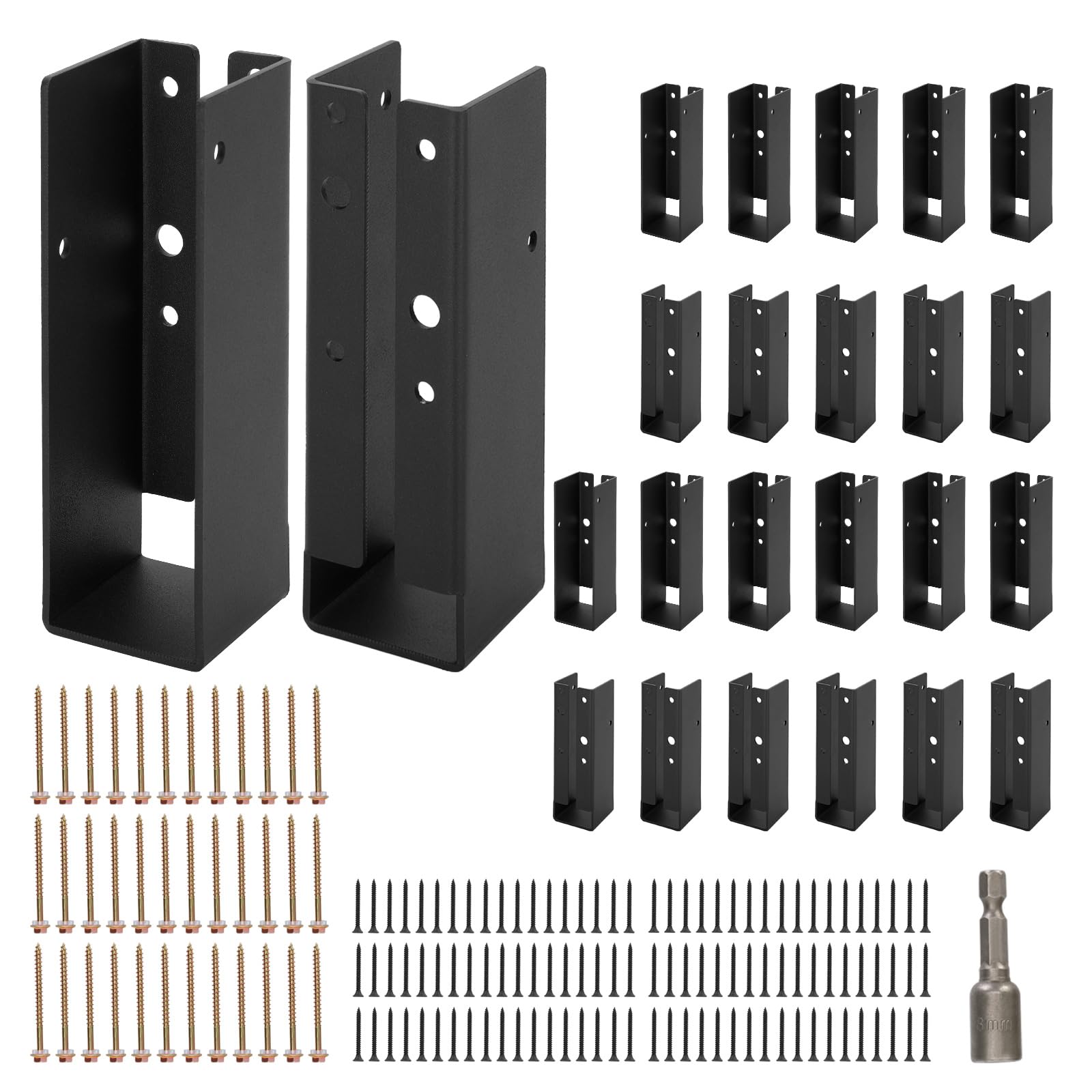 Snapklik.com : 12 Pcs Of 2x6 Joist Hangers, Concealed Joist Hangers ...
