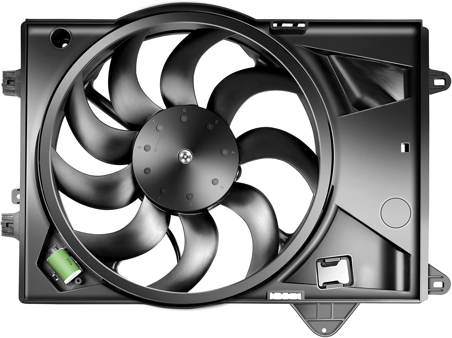 Amazon.com: YMAUGP 621-503 Radiator Cooling Fan Assembly Replacement ...