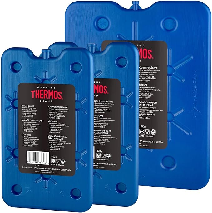Thermos Freeze Boards, 1 x 800 g/2 x 400 g, Pack of 3, Blue : Amazon.co ...