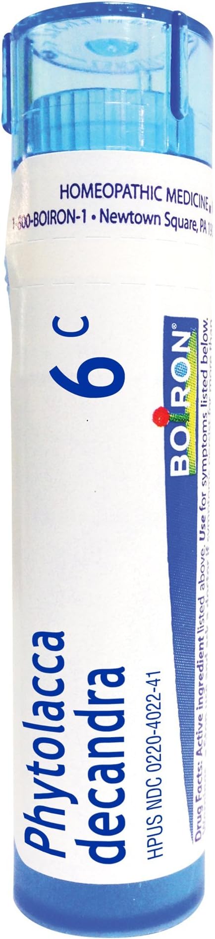 Amazon.com: Boiron Phytolacca Decandra 6C, 80 Pellets, Homeopathic ...