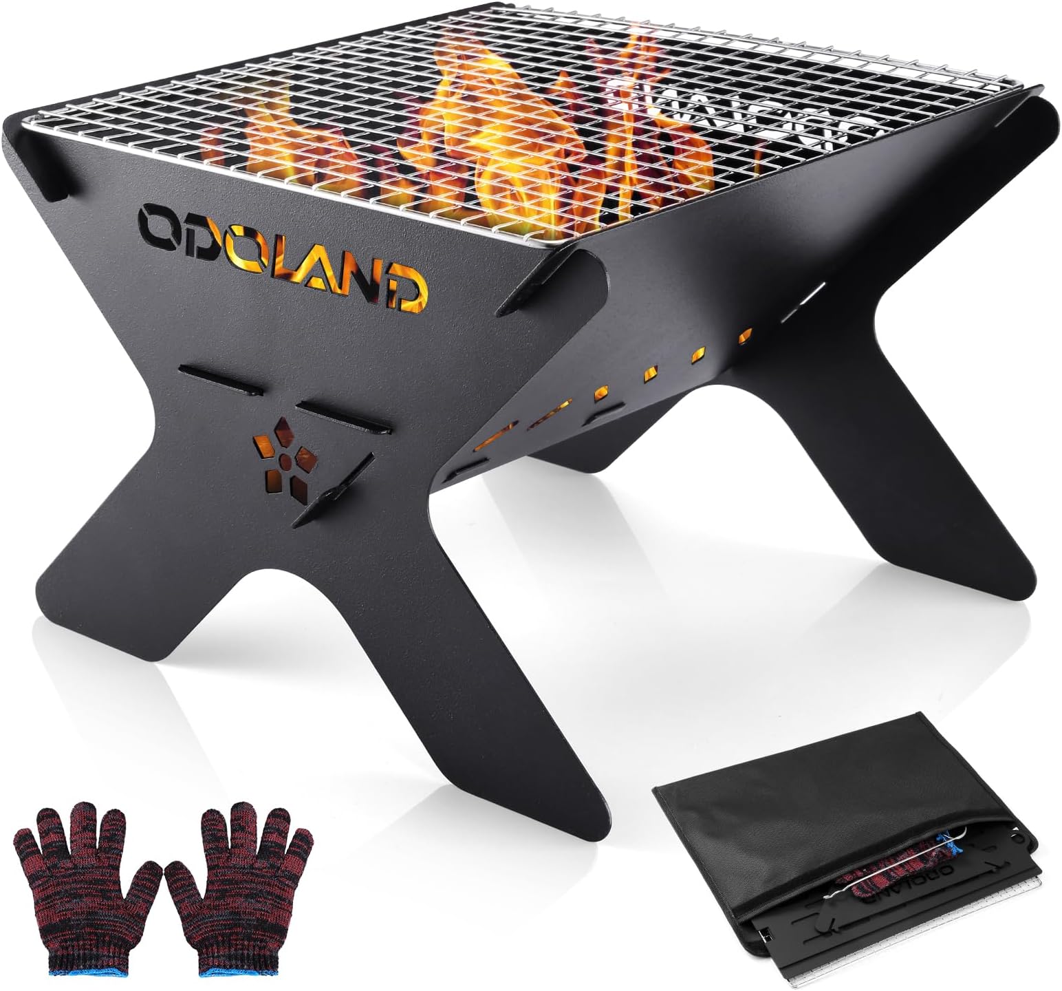 Winnerwell Flatfold Fire Pit – Medium | Portable Stainless Steel Fire ...