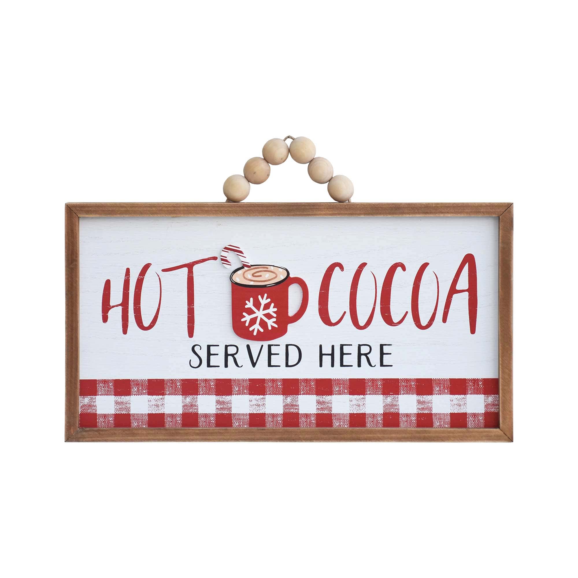 Hot Cocoa Sign 3D Wood Hot Cocoa Bar Sign