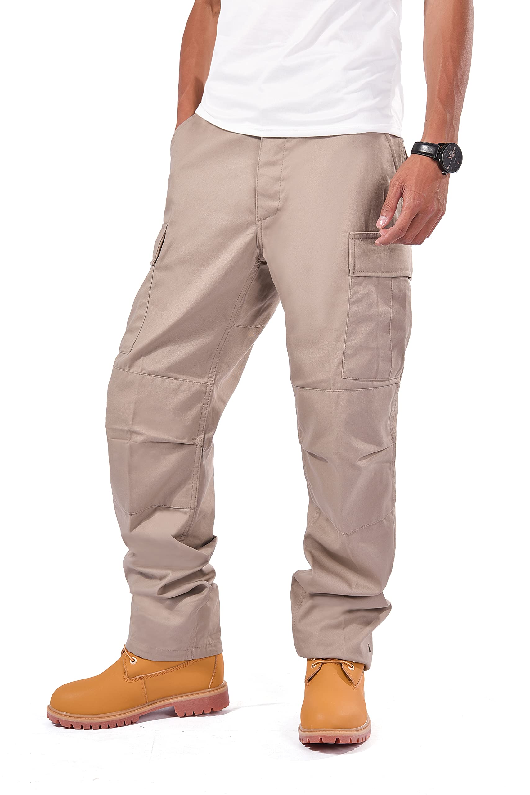 Snapklik.com : BACKBONE Mens Fashion Bright Camouflage Cargo Pants ...