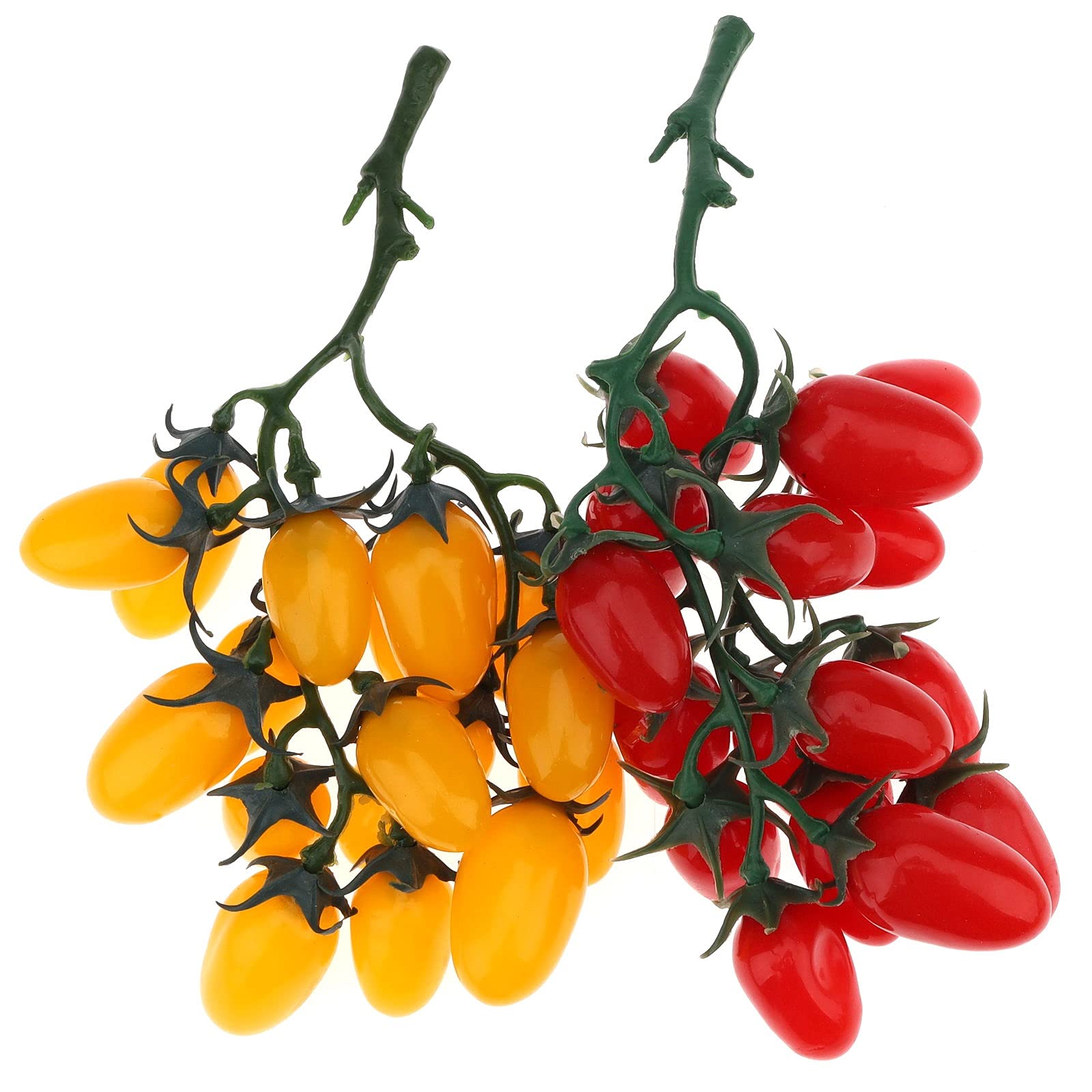 Amazon.com: Gresorth 2 Pack Lifelike Artificial Cherry Tomatoes Fake ...
