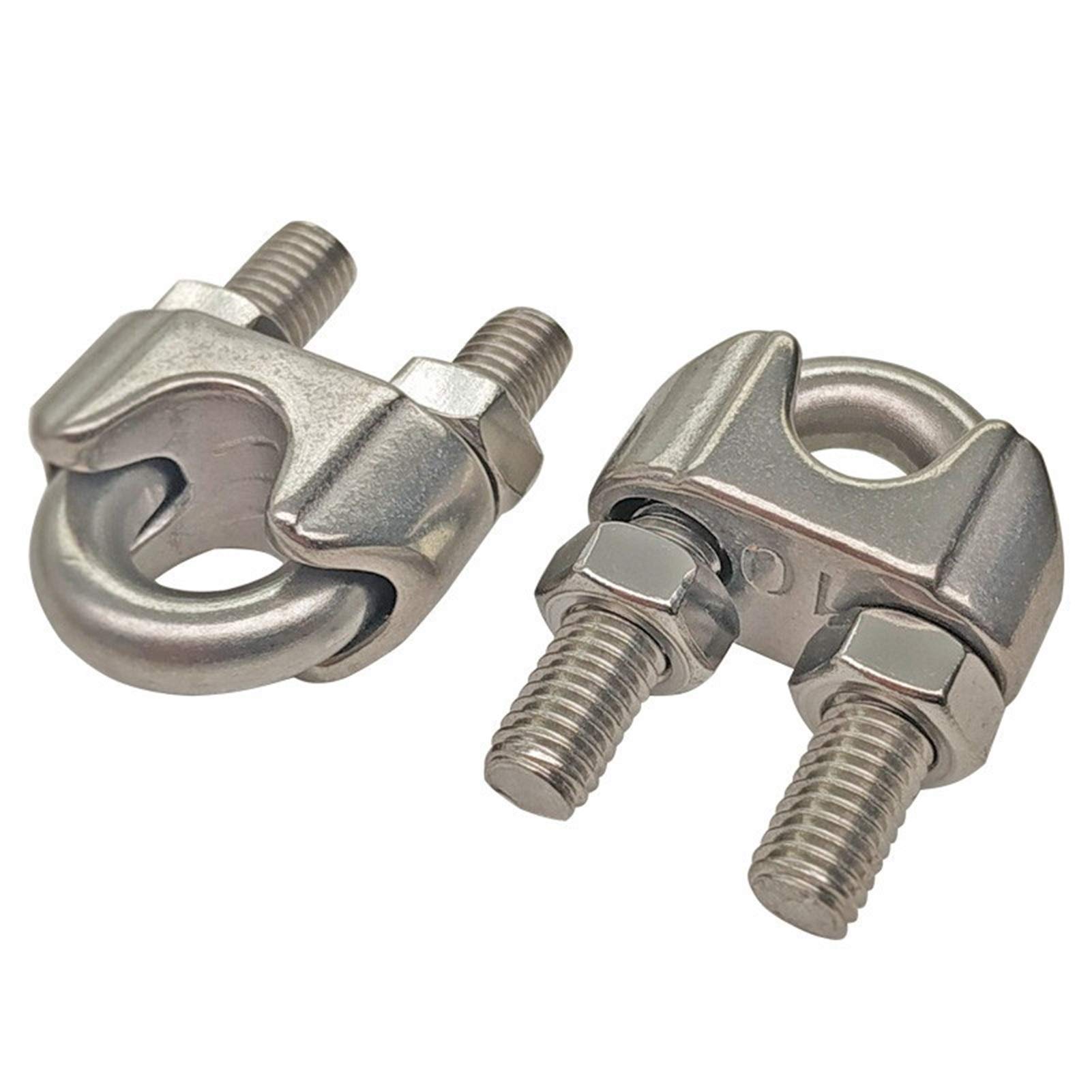 2pcs M20 Wire Rope Clamps Stainless Steel 304 U-type Wire Rope Clip ...