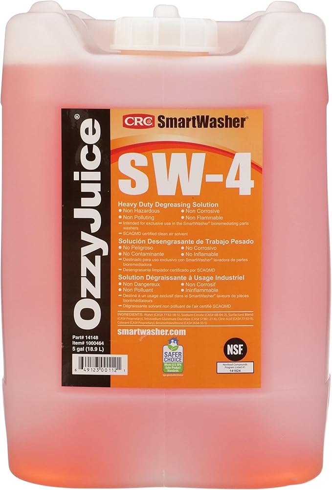 Amazon.com: CRC SmartWasher OzzyJuice SW-4 Heavy Duty Degreasing ...