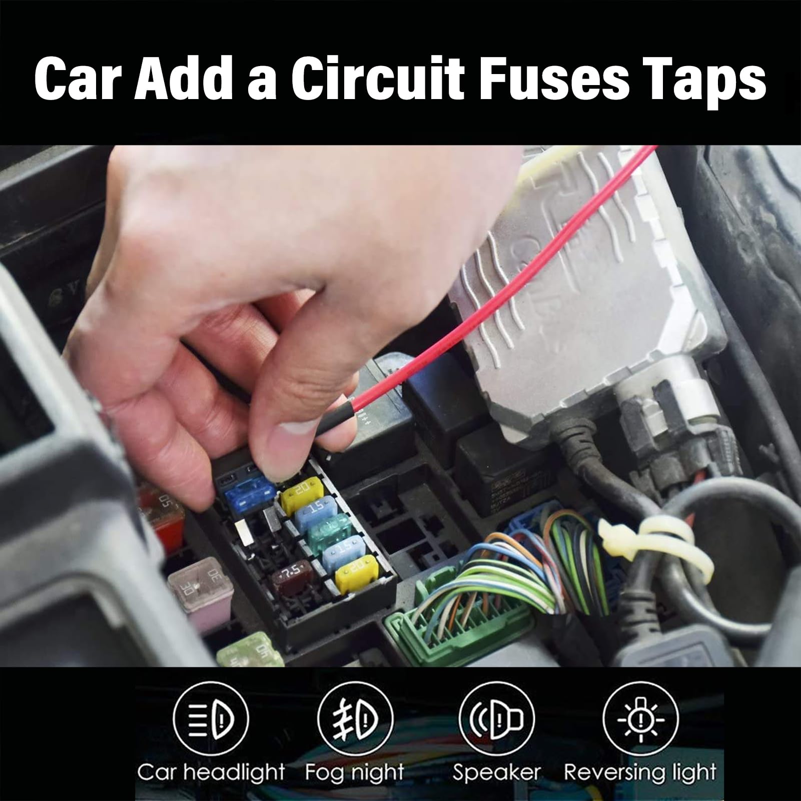 Snapklik.com : ALLECIN Mini Add A Circuit Fuse Tap APM 12V Automotive ...
